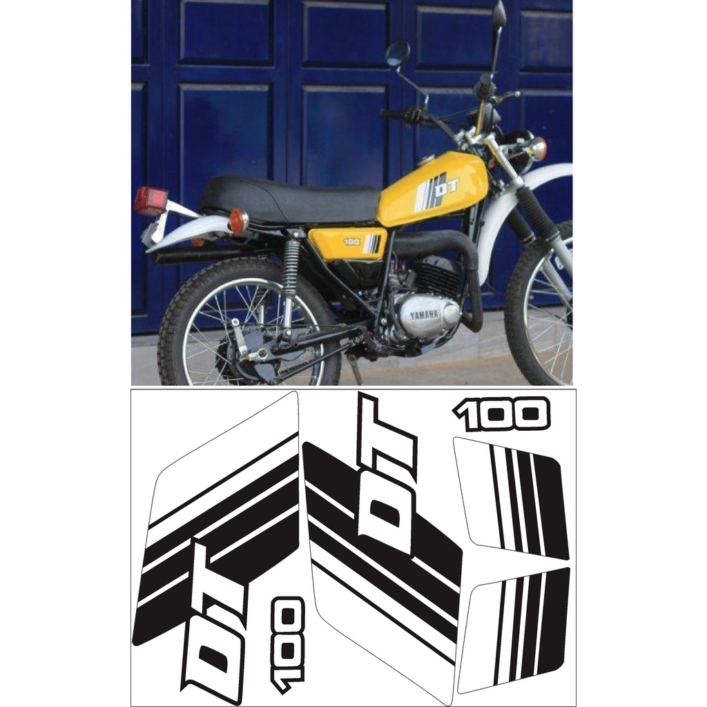 Jual STRIPING STIKER YAMAHA DT 100 | Shopee Indonesia