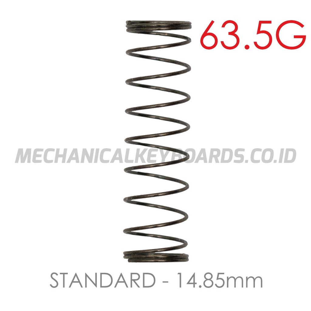 Jual MKID MX Stainless Steel Black Nickel Springs 63.5g (14.85mm ...