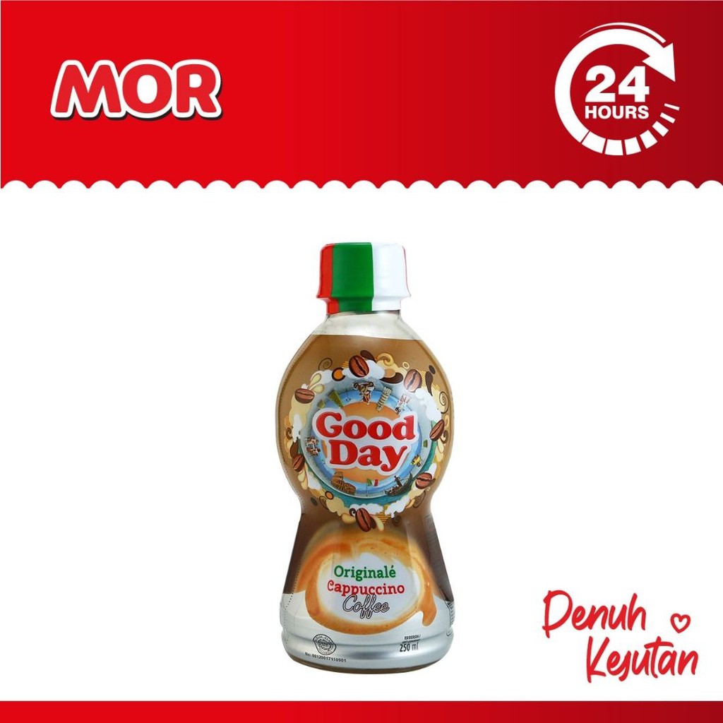 Jual GOOD DAY Originale Cappuccino Coffee Kopi 250 ml | Shopee Indonesia