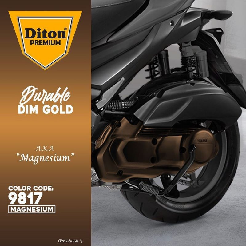 Jual DITON PREMIUM 9817 MAGNESIUM CAT SEMPROT SPRAY PAINT WARNA BAK ...