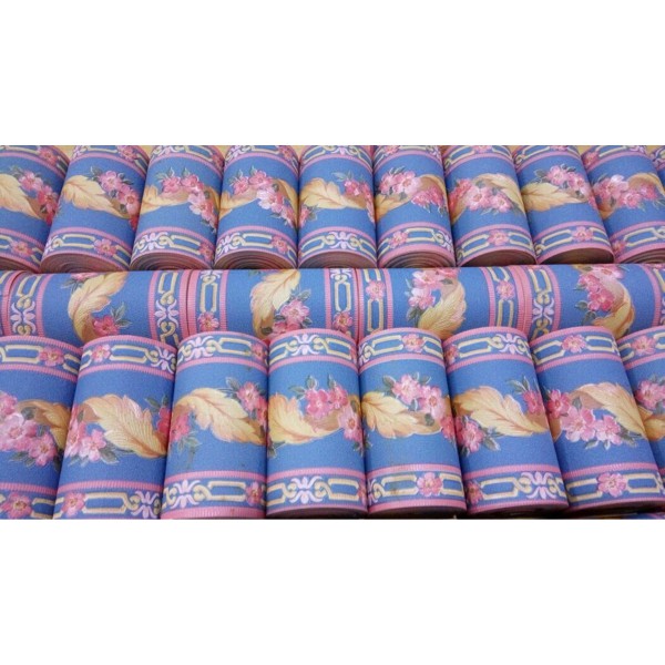 Jual Wallpaper Border List Motif Bunga Biru Minimalis | Shopee Indonesia