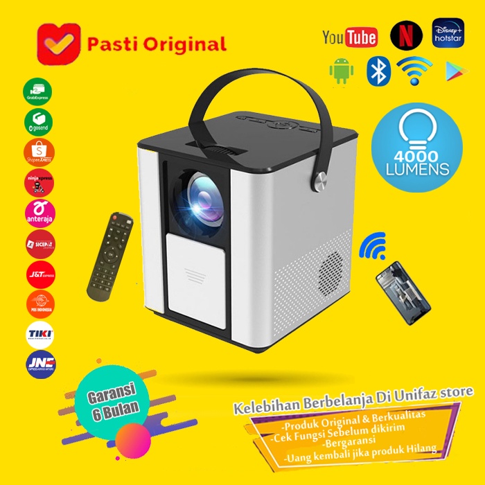 Jual Proyektor Android Wifi 4000 Lumens Infocus Android Proyektor murah ...