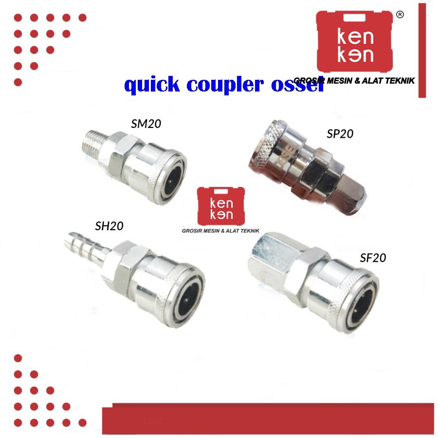 Jual Quick Coupler SM20 OSSEL Coupling Nepel SM20 OSSEL Coupler ...