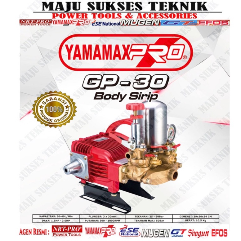 Jual YAMAMAX PRO Gp 30 Power Sprayer Pompa Steam Cuci Mobil - Motor dan ...