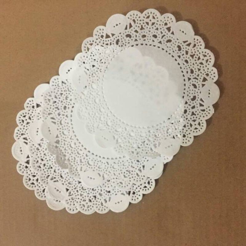 Jual (50pcs) Alas Toples Kue Renda Bulat Paper Dollies Kertas Cake Tart ...