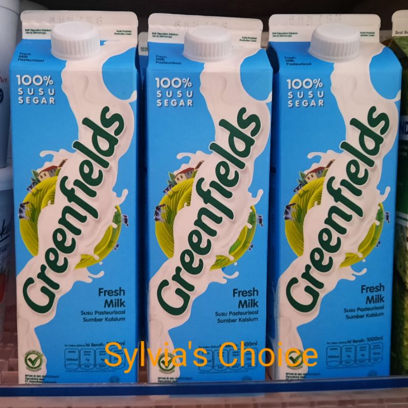 Jual Greenfields Fresh Milk Plain 1L | Shopee Indonesia