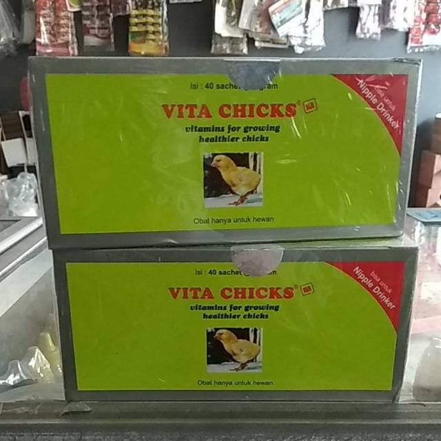 Jual vitachicks vita chicks vitachick vitacik 5 gram 1 DUS isi 40 ...