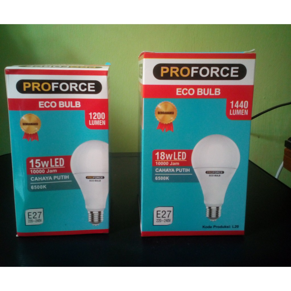 Jual Lampu LED eco Bulb Proforce 15 watt/18 watt | Shopee Indonesia
