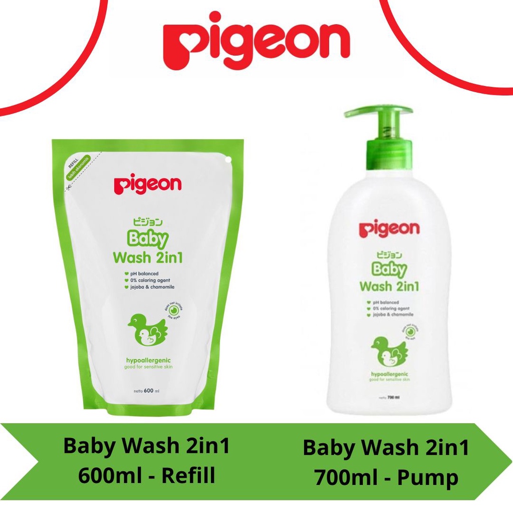 Jual Pigeon Baby Wash Chamomile 2in1 Sabun Mandi Bayi / 2 in 1 Refill ...