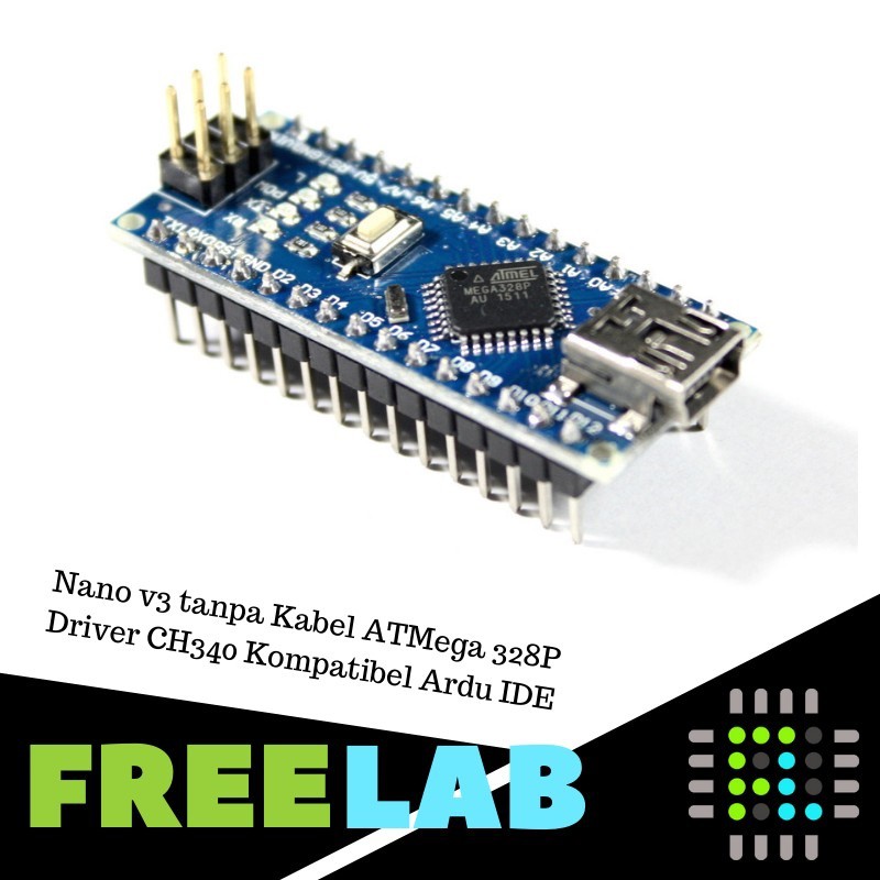 Jual Nano v3 tanpa Kabel ATMega 328P Driver CH340 Kompatibel Ardu IDE ...