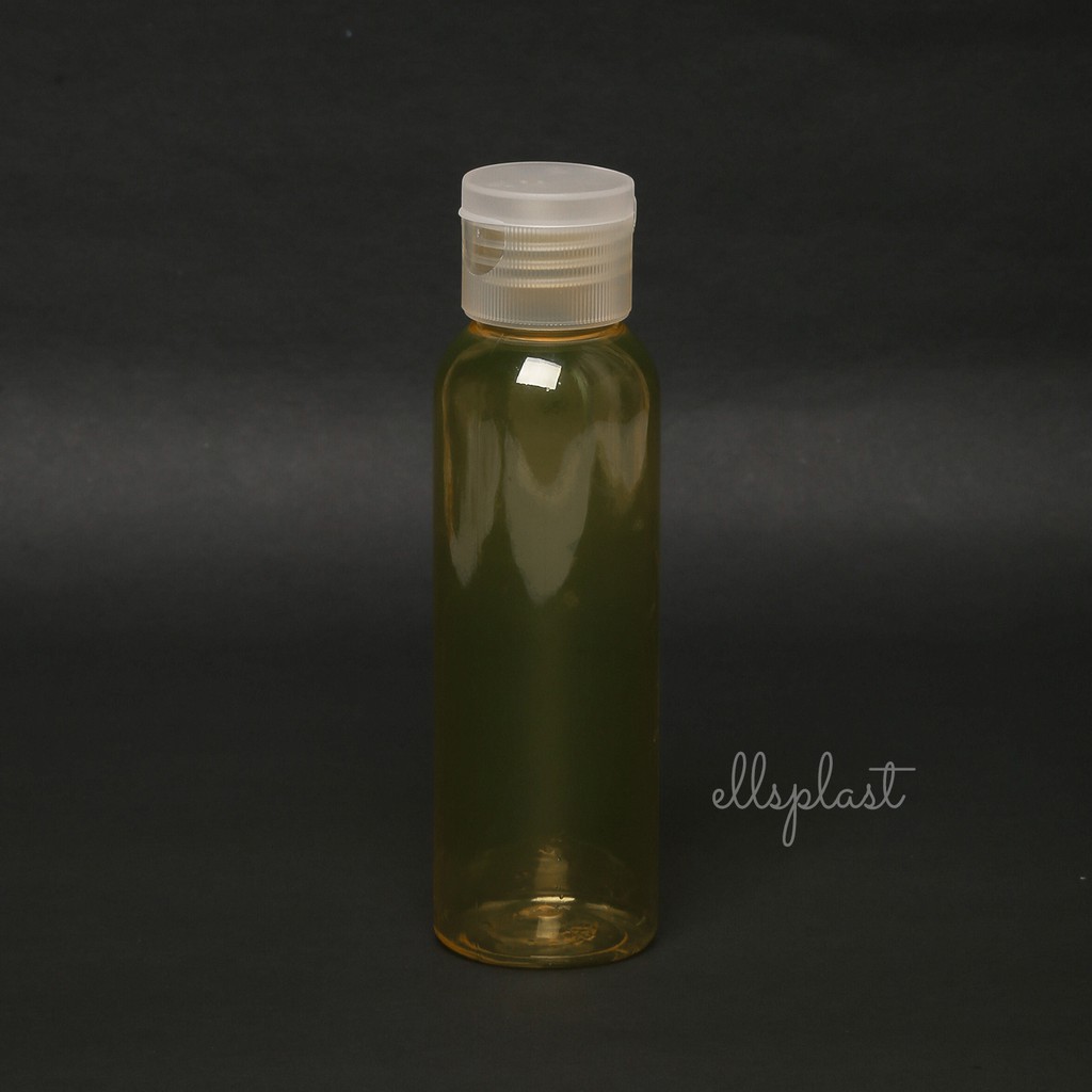 Jual BOTOL FLIPTOP 100 ML / BOTOL PET 100 ML KUNING TUTUP FLIPTOP NATURAL | Shopee Indonesia