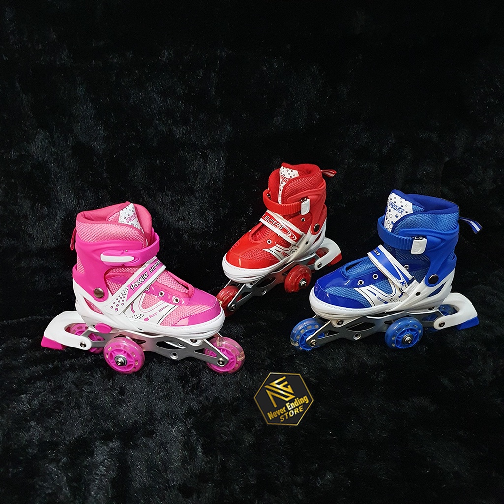 Jual Sepatu Roda Anak Model Bajaj Roda Tiga Cocok Untuk Belajar Pemula ...