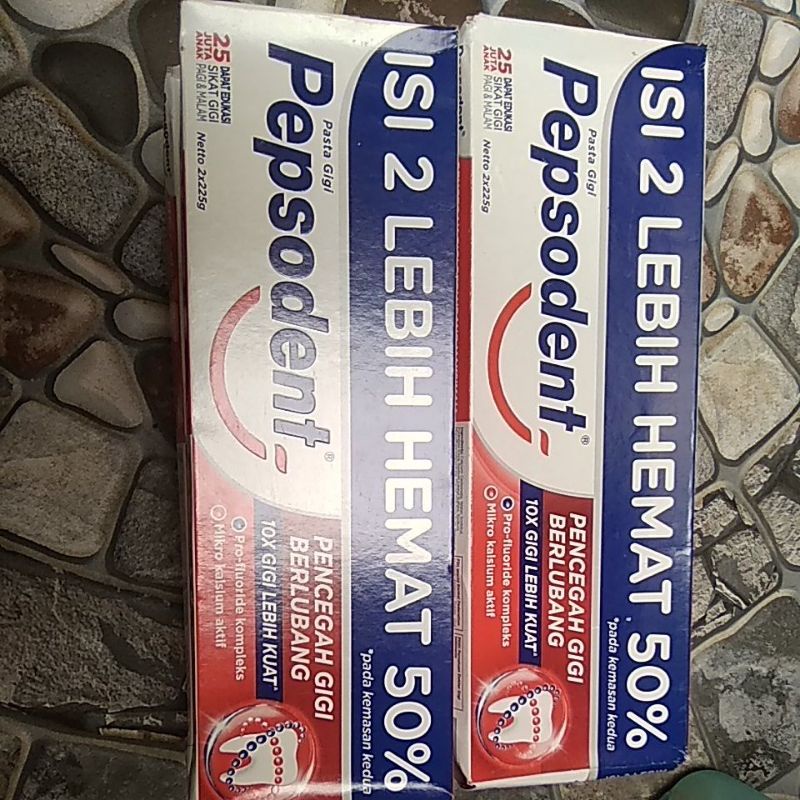 Jual Pepsodent 225g*2 | Shopee Indonesia