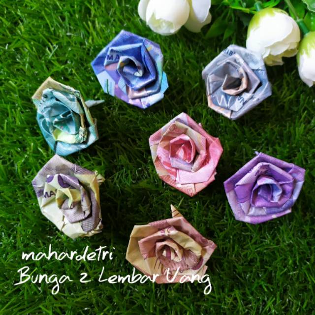 Jual Bunga Mawar 2 Lembar dari Replika Uang Kertas Mainan Bahan ...