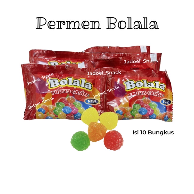 Jual Permen Bolala Isi 10 Bungkus | Rasa Buah Manis Segar | Snack ...