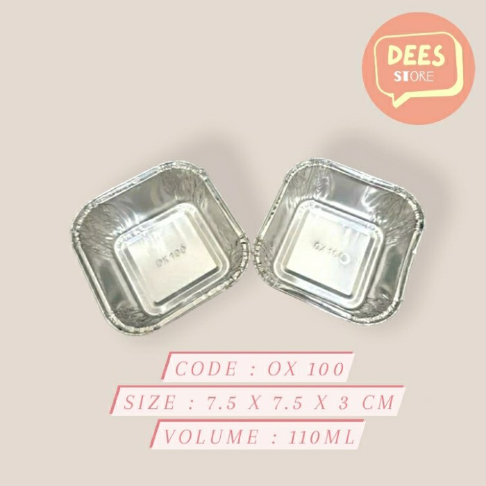 Jual Alumunium Foil Cup OX 100 Kotak - Hanya Body | Shopee Indonesia