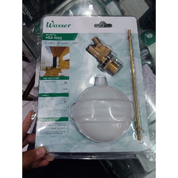 Jual Pelampung Bola Toren 1/2" Wasser HSA-6075/Pelampung otomatis bola toren 1/2 inch | Shopee ...