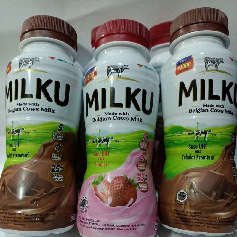 Jual Milku Susu UHT rasa coklat dan Strawberry @200ML | Shopee Indonesia Jual Milku Susu UHT rasa coklat dan Strawberry @200ML | Shopee Indonesia