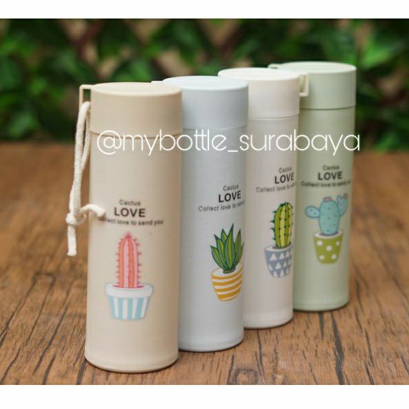 Jual botol kaktus kaca,botol cactus,tumbler kaktus non box,souvenir ...