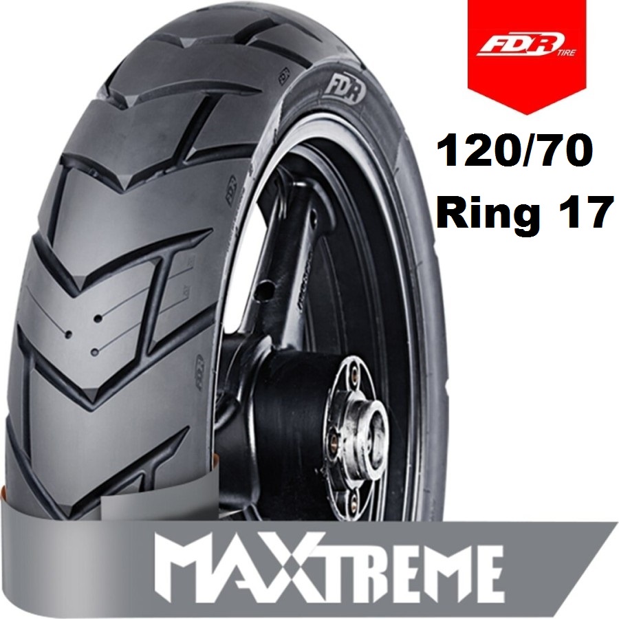 Jual FDR ULTIMATE MAXTREME 120/70 ring 17 Ban Motor Supermoto Semi ...