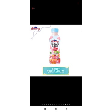 Jual Cimory yogurt drink 250 ml strawberry low fat | Shopee Indonesia