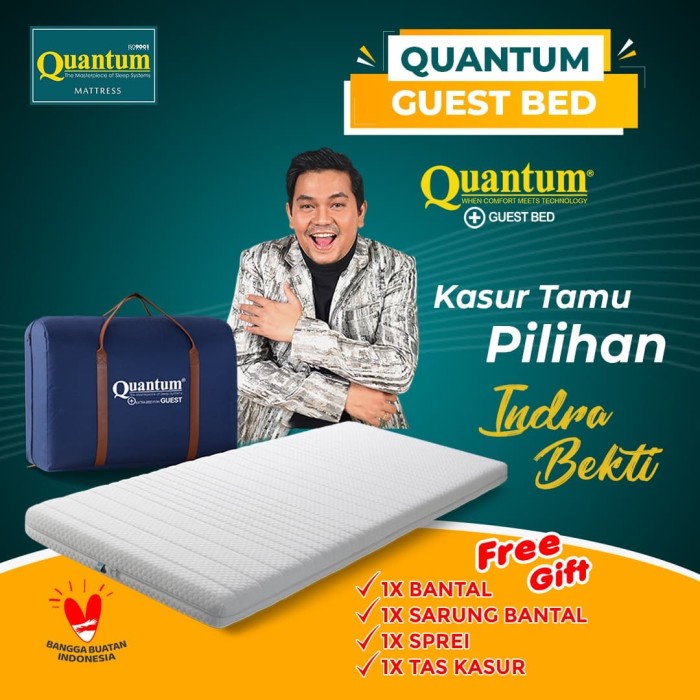 Jual Quantum Guest Bed / Kasur Tamu / Kasur Lipat / Travel Bed 80 x 200 ...