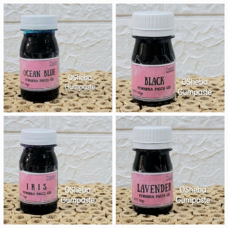 Jual osheba pewarna pasta gel 50gr | Shopee Indonesia