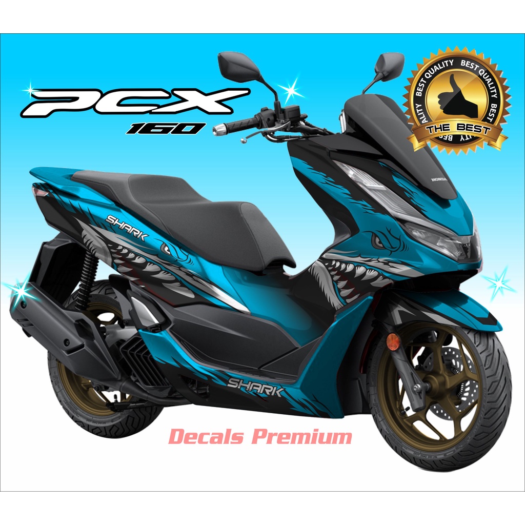 Jual DECAL PCX SHARK / DECAL PCX 160 FULL BODY / HONDA PCX | Shopee ...