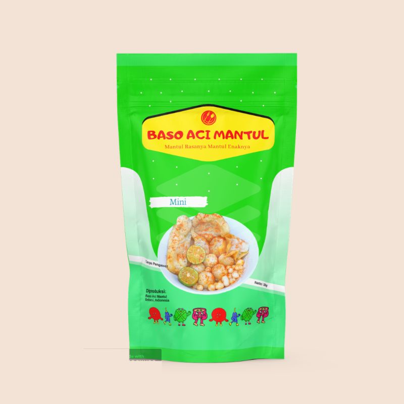 Jual Baso Aci Mantul - MINI Bakso Makanan Ringan Makanan Instan Cemilan ...