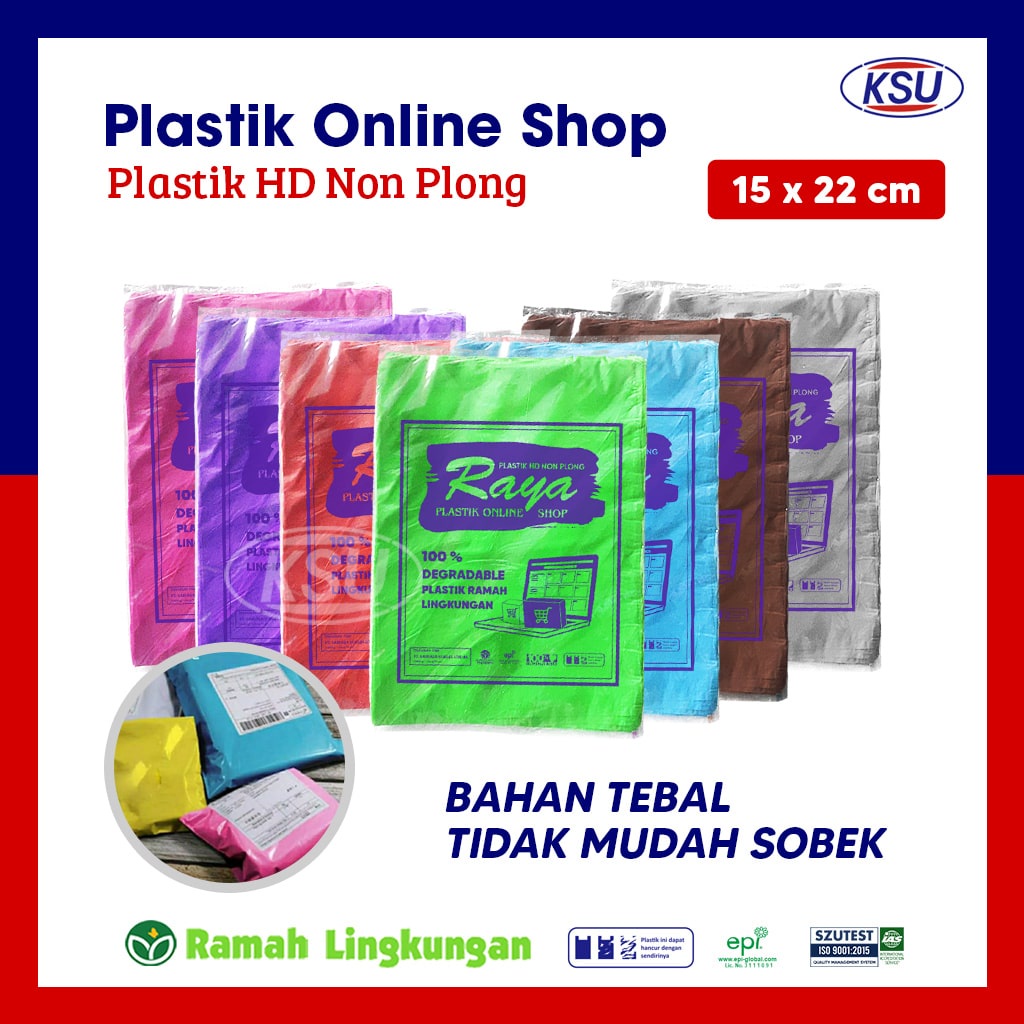 Jual [15] Plastik HD Non Plong/Plastik online/Plastik bungkus paket ...