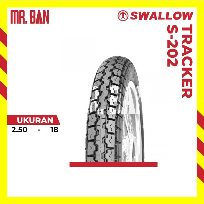 Jual Ban Motor Swallow Tubetype 250-18 S-202 Tracker TT | Shopee Indonesia