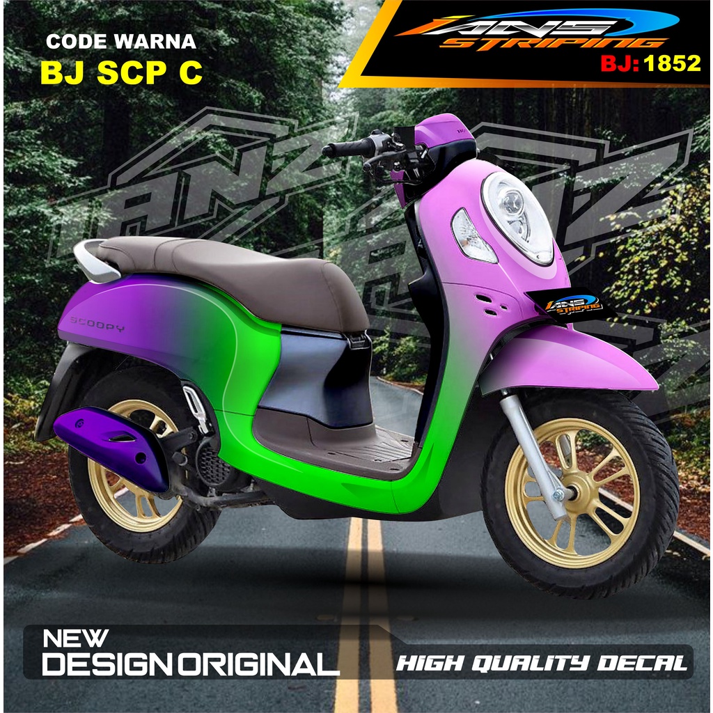 Jual STIKER FULL BODY SCOOPY / STICKER ALL NEW SCOOPY / STIKER FULL ...
