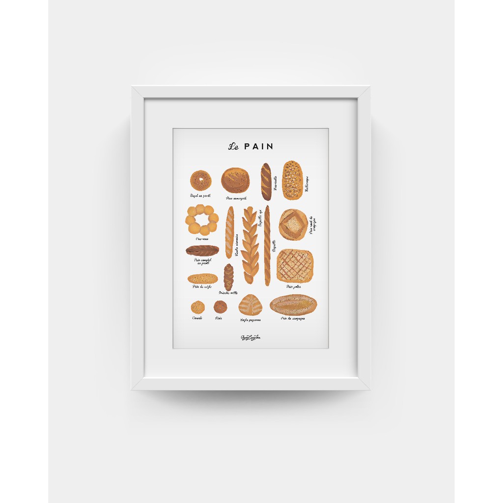 Jual French Bread poster ( Le Pain) | Shopee Indonesia