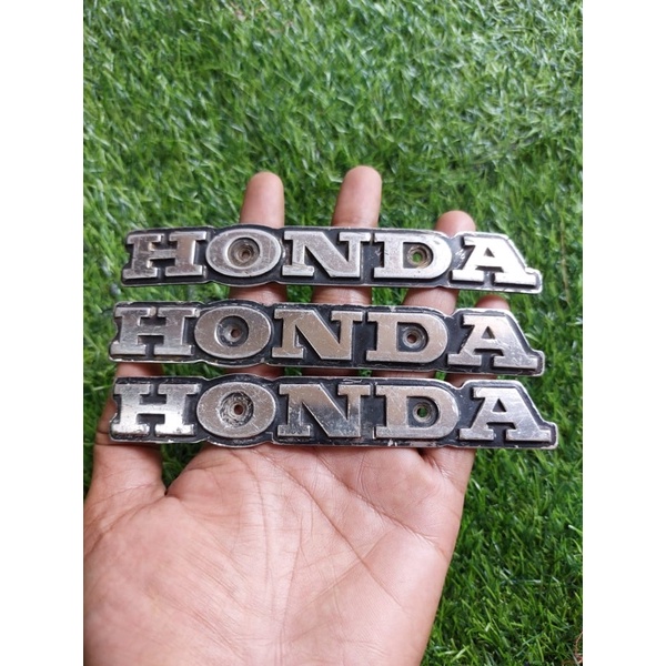 Jual emblem logo tangki honda cg cgn cg100 cg125 original | Shopee ...