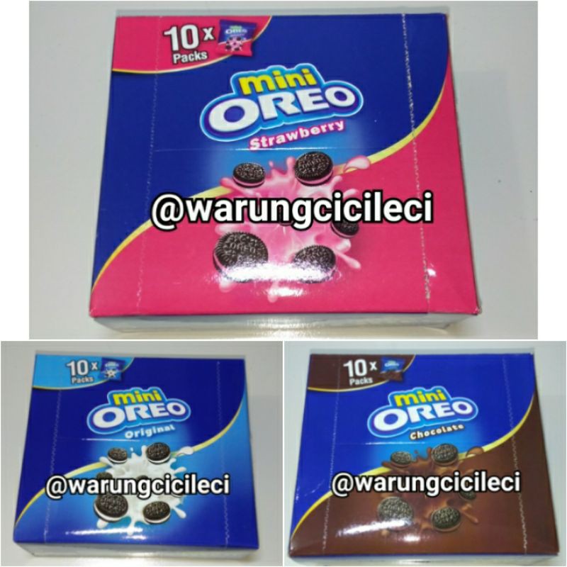 Jual MINI OREO 20,4g x 10pcs ( 1 BOX ) | Shopee Indonesia