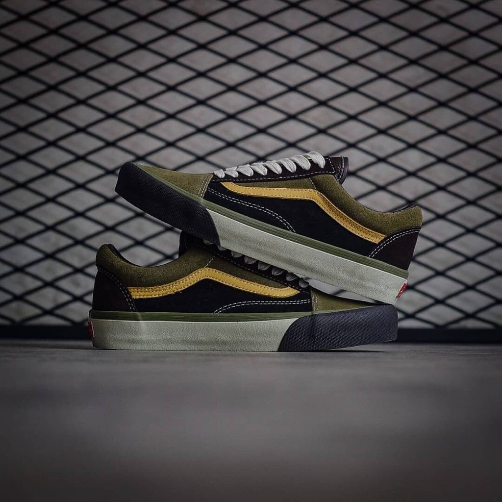 Jual Vans Old Skool Velcro Pro Black White | Shopee Indonesia