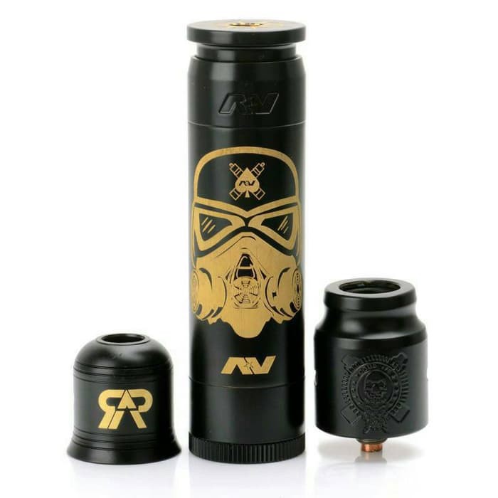Jual mechanical / mecha mod vape AV able trooper kit RDA black clone ...