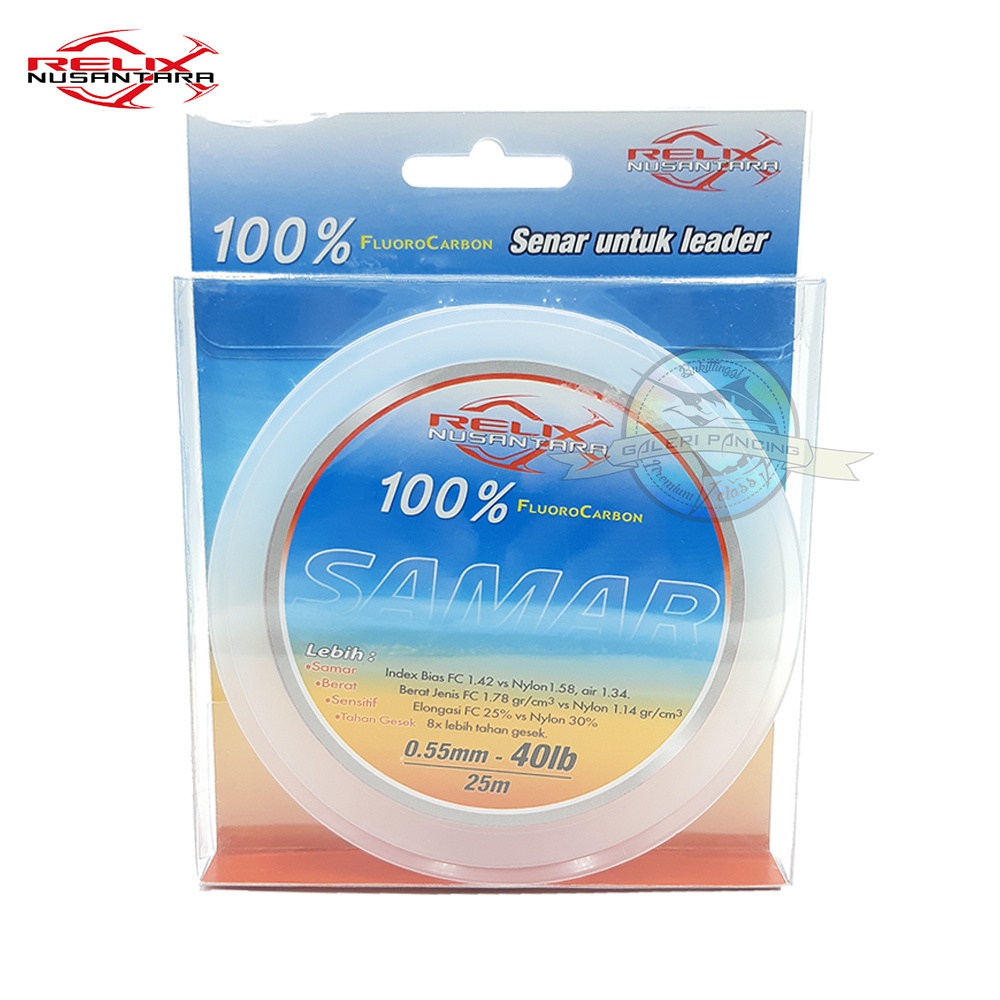 Jual Senar Leader Relix Nusantara Samar Flurocarbon Semua Ukuran | Shopee Indonesia
