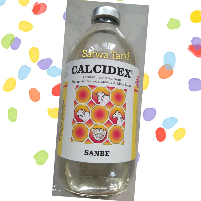 Jual Calcidex 500 ml ( injeksi kalsium mengatasi hypocalcemia dan milk ...