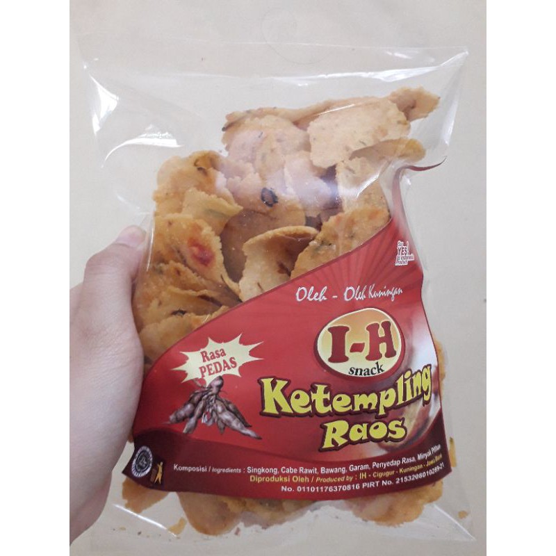 Jual Snack keripik singkong, gemblong, Ketempling IH Raos Pedas 250 ...