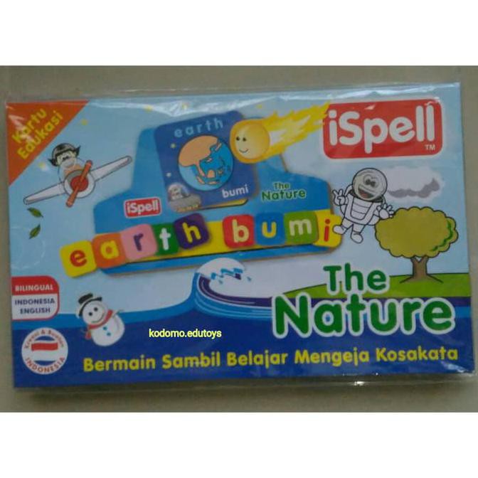 Jual TERMUR@H Kartu Edukasi iSpell The Nature, Mainan Edukatif Anak | Shopee Indonesia