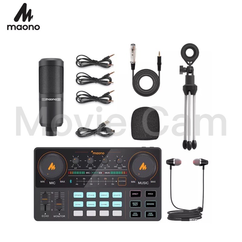 Jual Maono AU-AM200 S1 All In One Podcast (Sound Card + Condenser Mic ...
