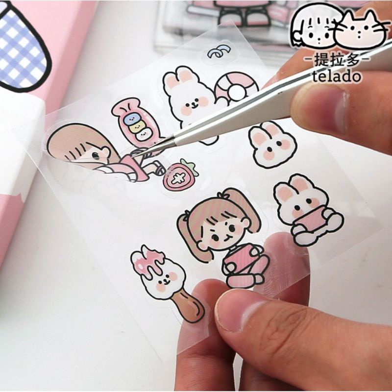 Jual Sticker stiker 2D non timbul untuk botol minum / sticker handphone ...