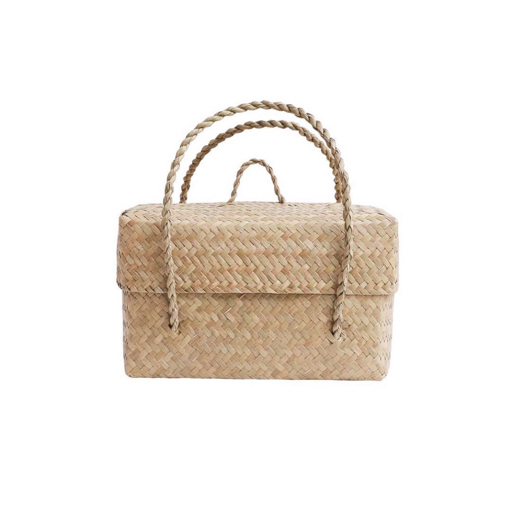 Jual TAS PURUN/TAS ANYAM/ANYAMAN PURUN/HAMPERS ANYAM/PARCEL BAMBU ...