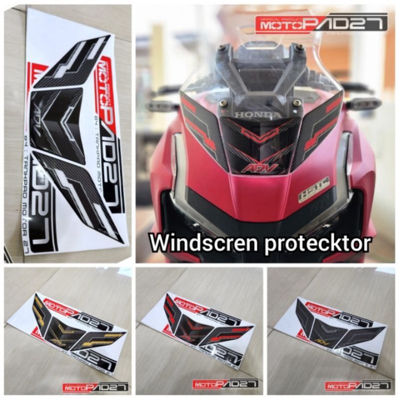 Jual stiker sticker resin timbul windscreen windshield Honda Adv 160 ...
