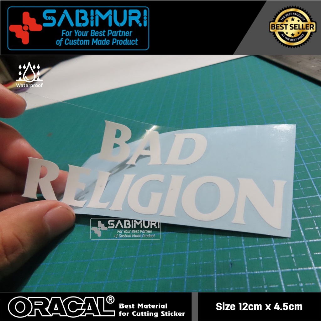 Jual Cutting Sticker Stiker Band Bad Religion | Shopee Indonesia