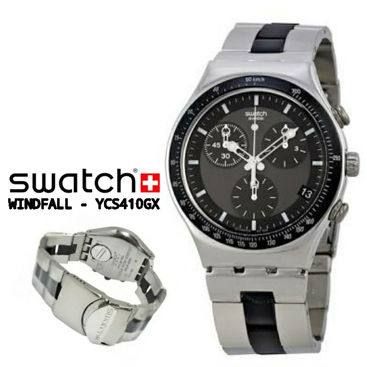 Jual jam tangan / Watch_Id SWATCH ORIGINAL YCS410GX WINDFALL | Shopee ...