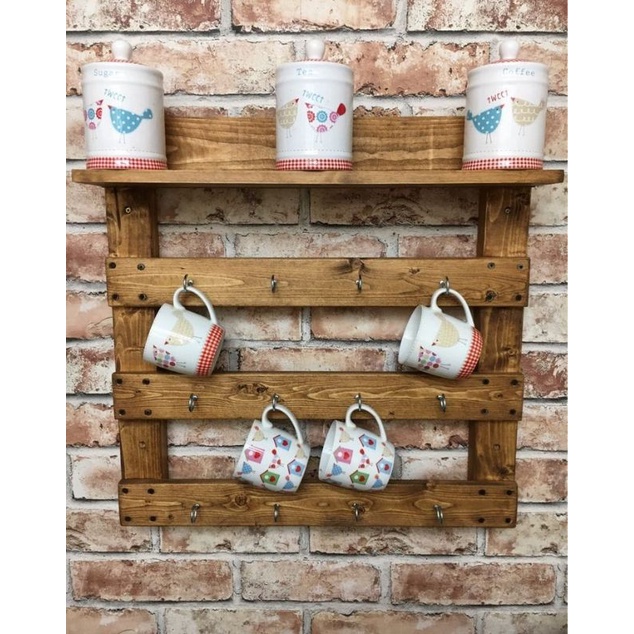 Jual RAK MUG KAYU JATI BELANDA RAK GELAS GANTUNGAN MUG CANTOLAN GELAS ...