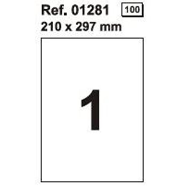 Jual [BMS Yogyakarta] Apli White Paper Labels A4 Square (1 Box Isi 100 ...