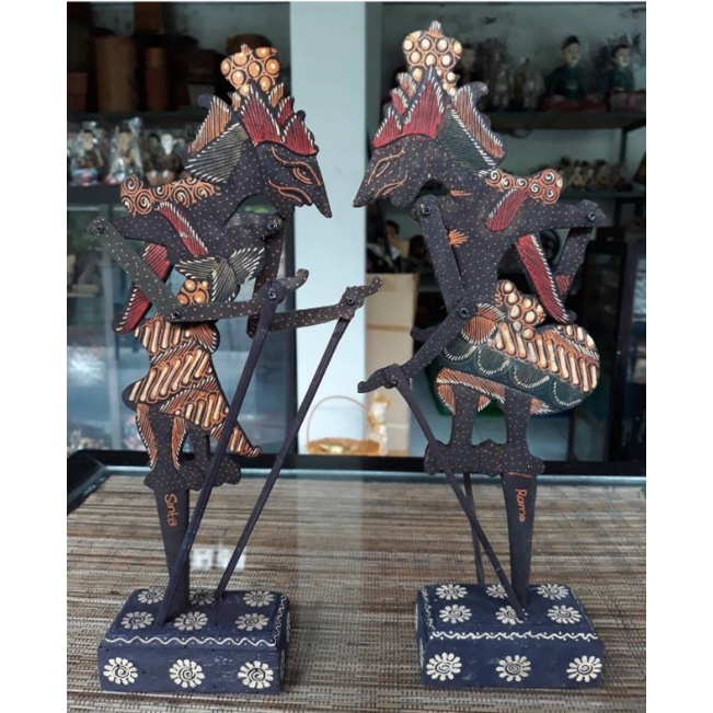 Jual Wayang Kayu Batik size S | Shopee Indonesia
